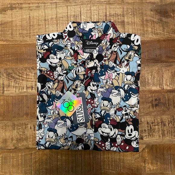 RSVLTS | Shirts | Nwt Rsvlts Disney The Gangs All Here Button Up Shirt ...